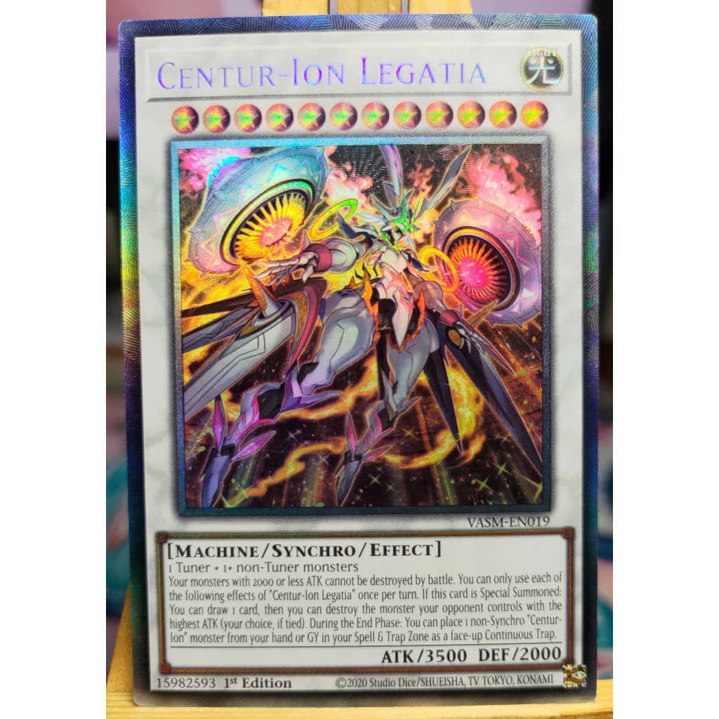 [KW2 Yugioh] [EN-UK] [Nice Art] Thẻ bài Centur-Ion Legatia - VASM-EN019 - Collector's Rare 1st ...