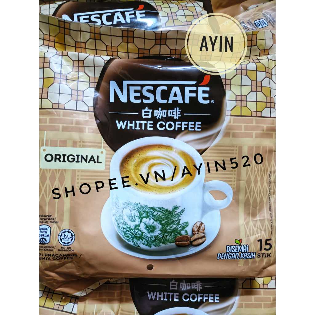 (HSD 02.2026) Cà Phê Trắng Nescafé Vị Truyền Thống - Nescafé White ...