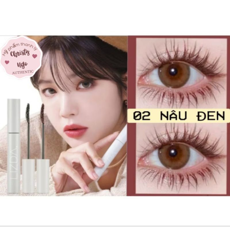[EXP 2026] MASCARA CHUỐT CONG MI QUICK & LONG CURLING LIZDA MÀU 02 NÂU ...