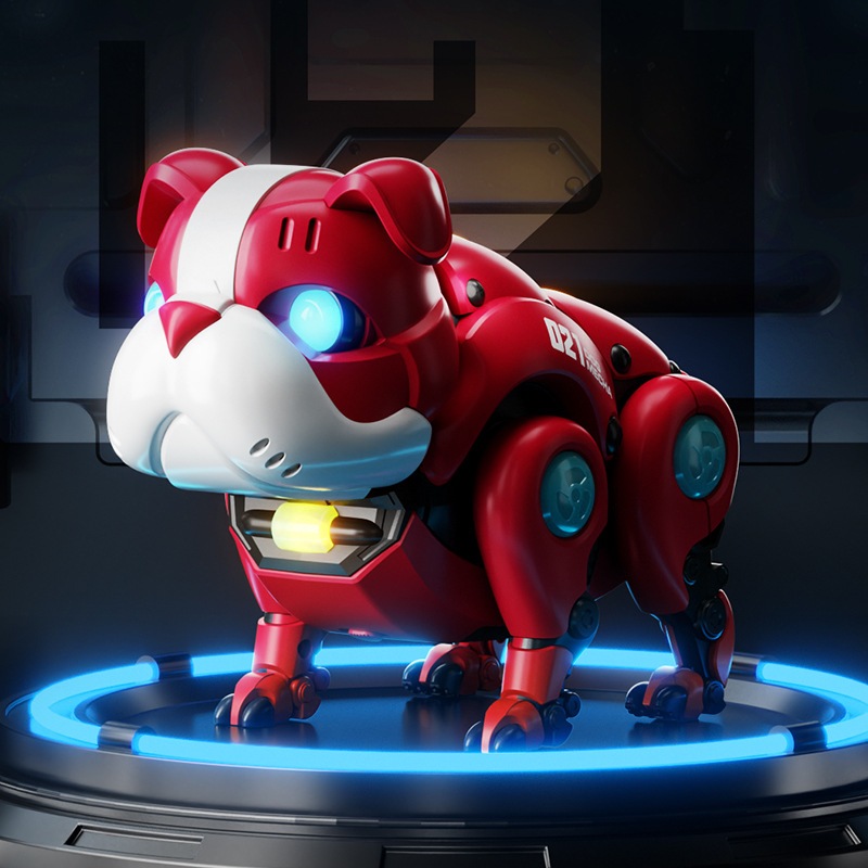 Chó Pit Bull Robot Nhảy Múa, Mô Hình Chó Đồ Chơi Đồ Trang Trí Có Đèn Có ...