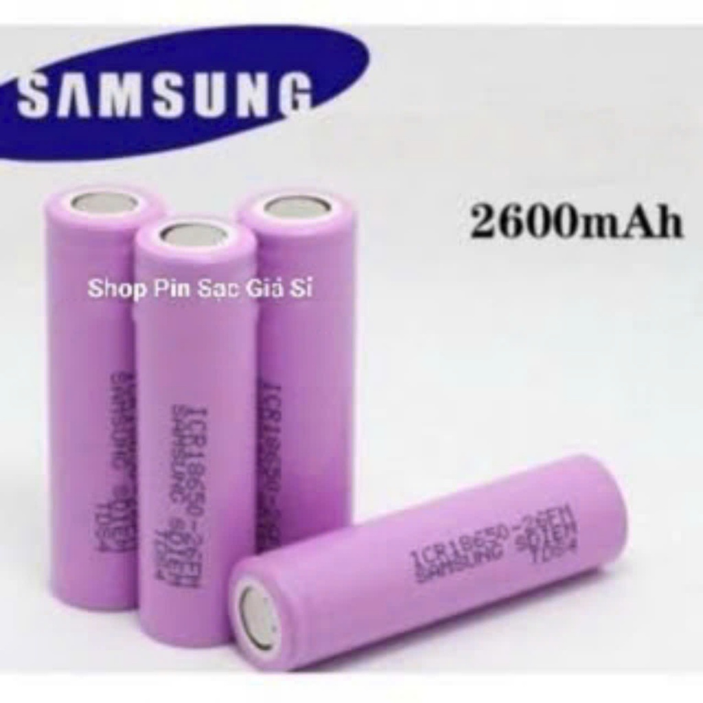 Pin 18650 Samsung 2600mah 26J Chính Hãng | Shopee Việt Nam