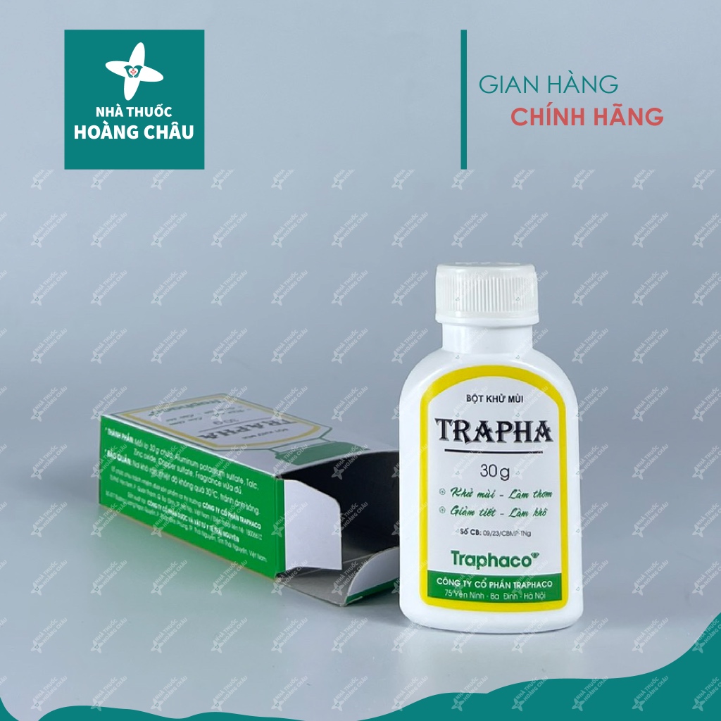 Bột khử mùi Trapha, ngăn ngừa mồ hôi (Chính hãng) | Shopee Việt Nam