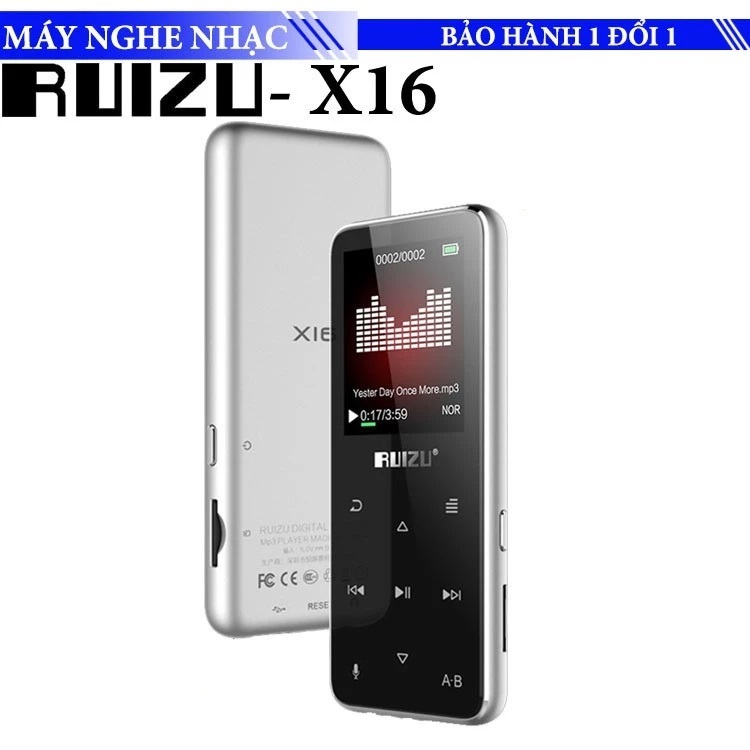 Máy Nghe Nhạc HiFi Thể Thao Bluetooth Ruizu X16 Bộ Nhớ Trong 8GB - Mp3 ...