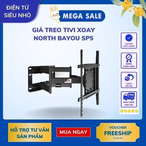 Khung treo tivi - Giá Treo TV North Bayou Góc Xoay Vuông Góc 90 Độ ...