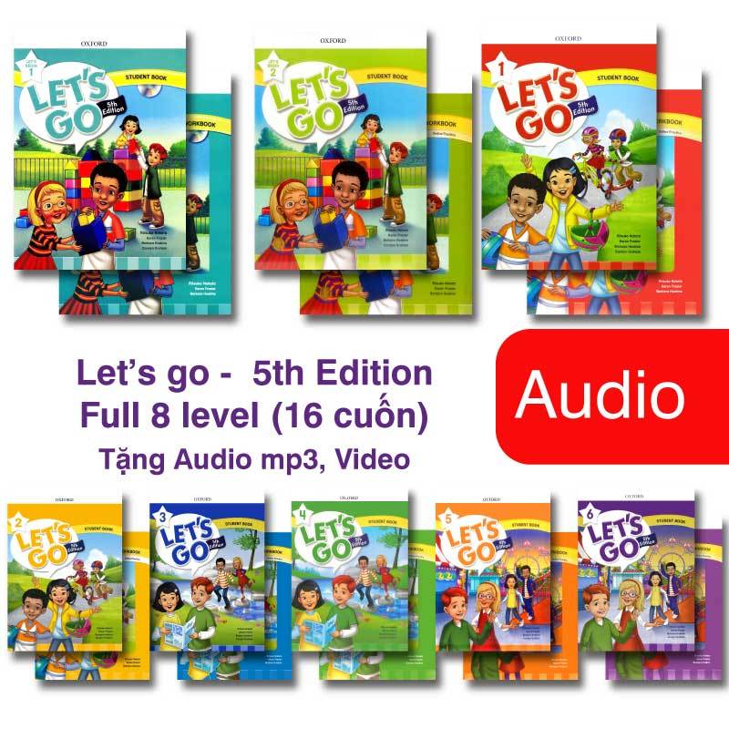 Sách tiếng anh - Let’s go 5th Edition gồm Studentbook và Workbook kèm ...