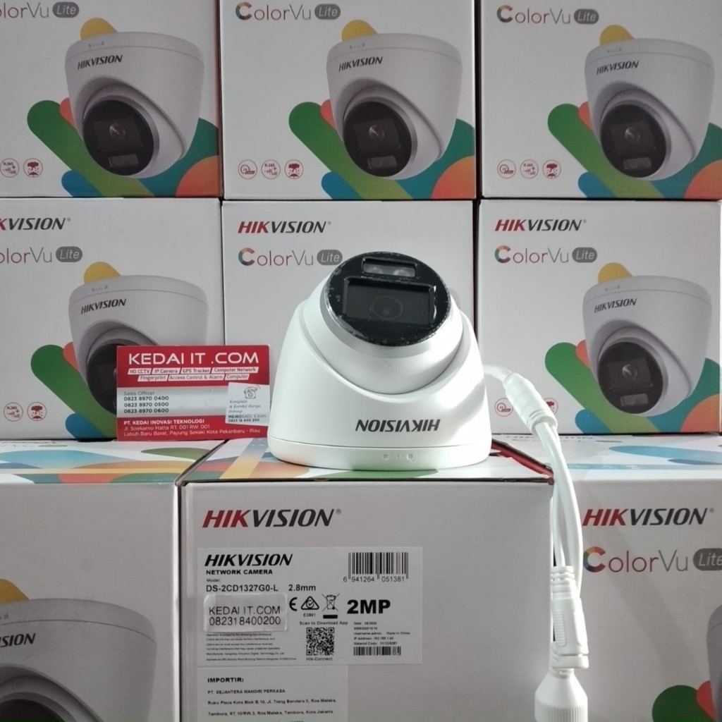 Camera IP Dome COLORVU Lite 2.0 Megapixel HIKVISION DS-2CD1327G0-LUF | Shopee Việt Nam