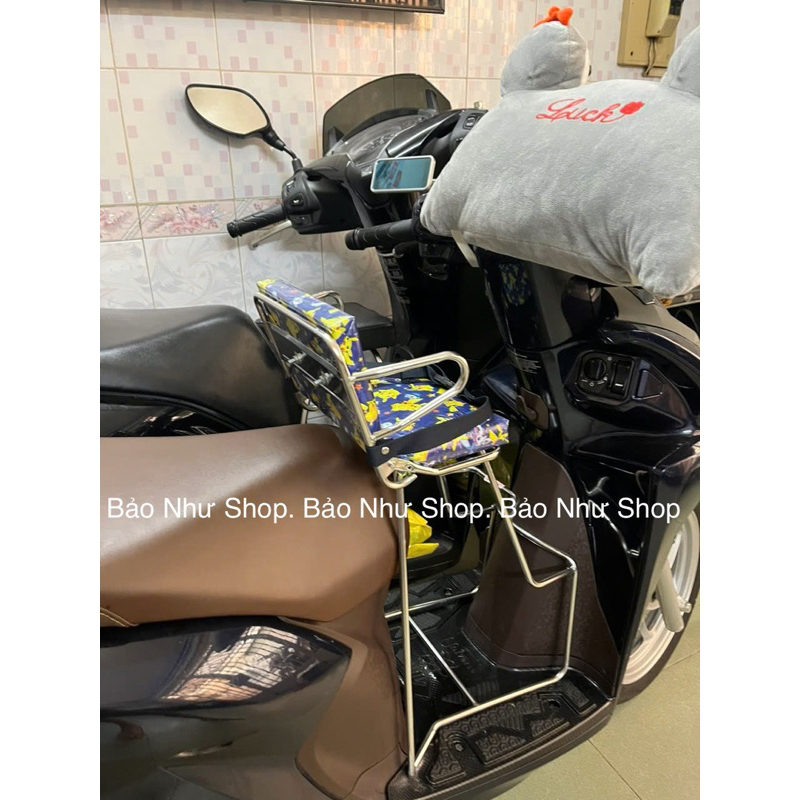 Ghế ngồi xe tay ga Vision có tựa kèm dây đai an toàn | Shopee Việt Nam