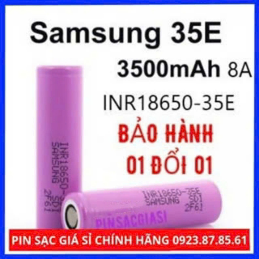 Pin 18650 SAMSUNG 3500MAH 35E CHÍNH HÃNG | Shopee Việt Nam