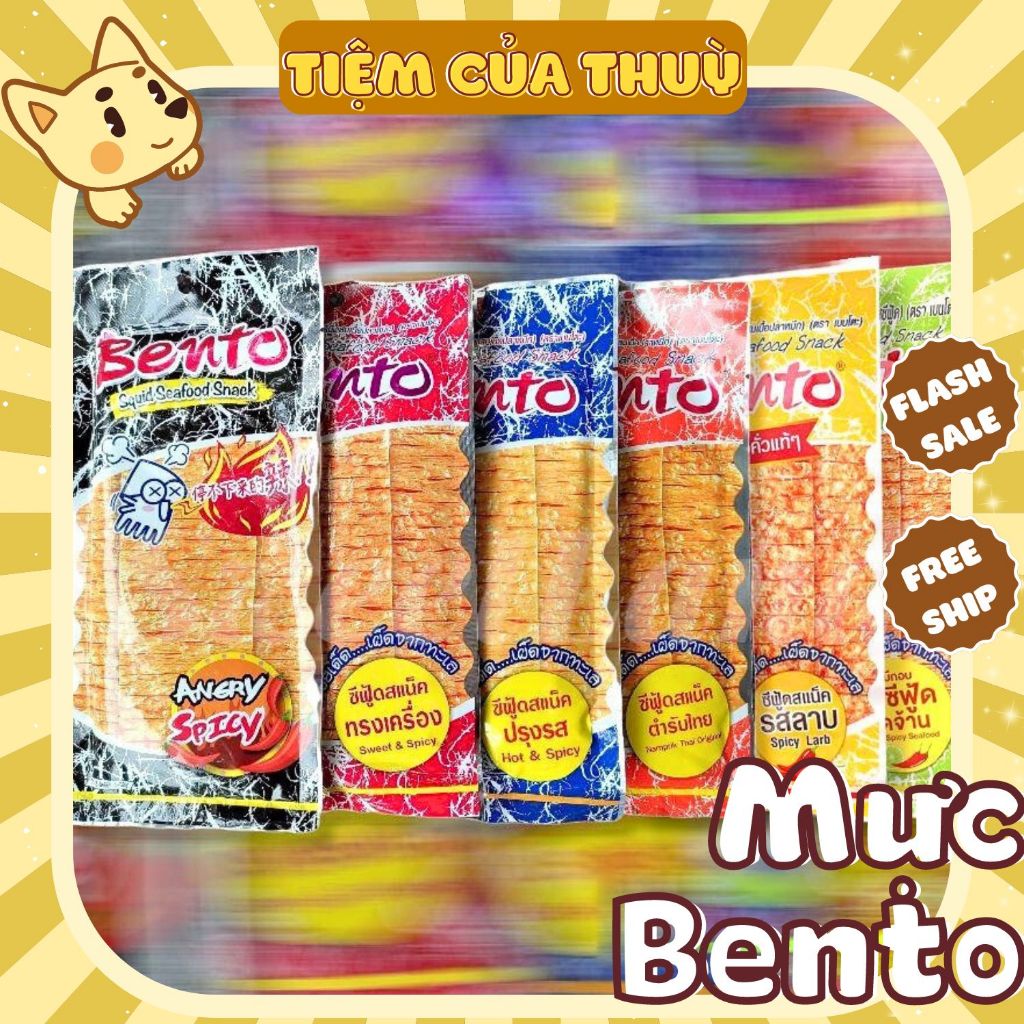 [SIÊU RẺ] Gói To Mực Bento Thái Lan Tẩm Vị Siêu Ngon - Gói To 20G ...