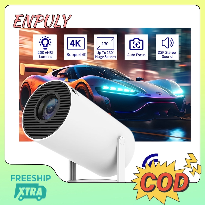 Máy chiếu mini HY300 4K bluetooth Full HDMI Android11.0 projector WiFi6 ...