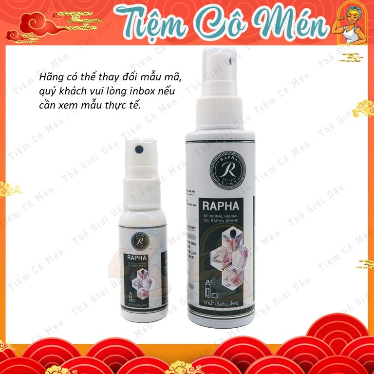 DẦU THẢO DƯỢC THÁI LAN RAPHA - DẦU XỊT XOA BÓP ĐAU NHỨC XƯƠNG KHỚP THÁI LAN RAPHA | Shopee Việt Nam