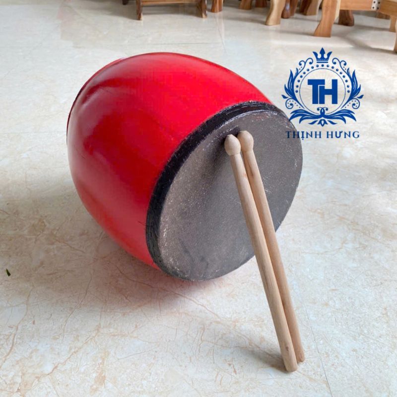 Trống cho bé,Trống lân,Cao 30, Mặt rộng 25cm, Kèm dùi trống. | Shopee ...