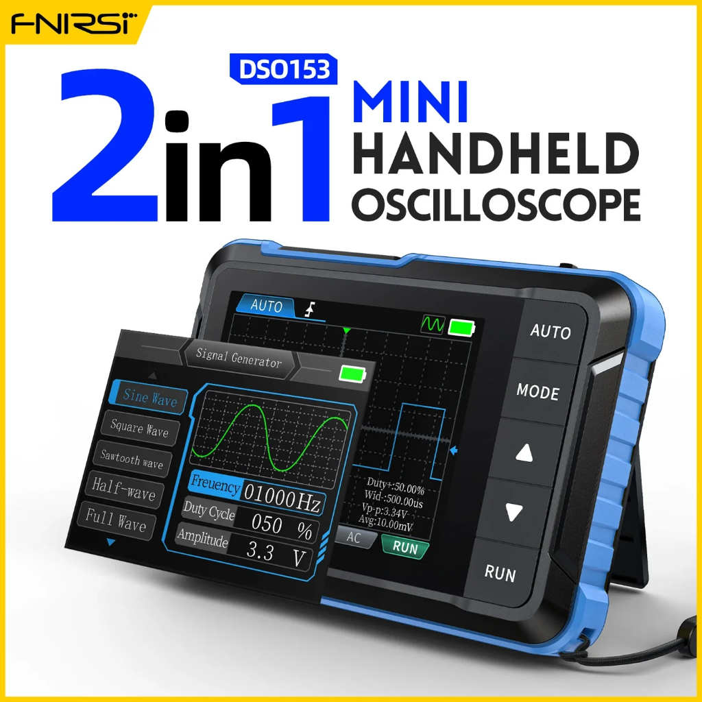 Máy hiện sóng và phát tín hiệu FNIRSI DSO-153 2-IN-1 Mini Digital ...
