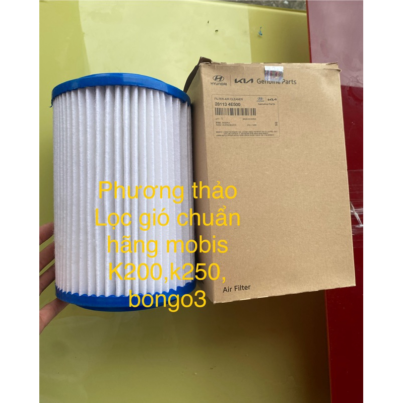 lọc gió động cơ xe tải kia k200, k250, boông 3 ( 4E500) xịn chuẩn hãng ...