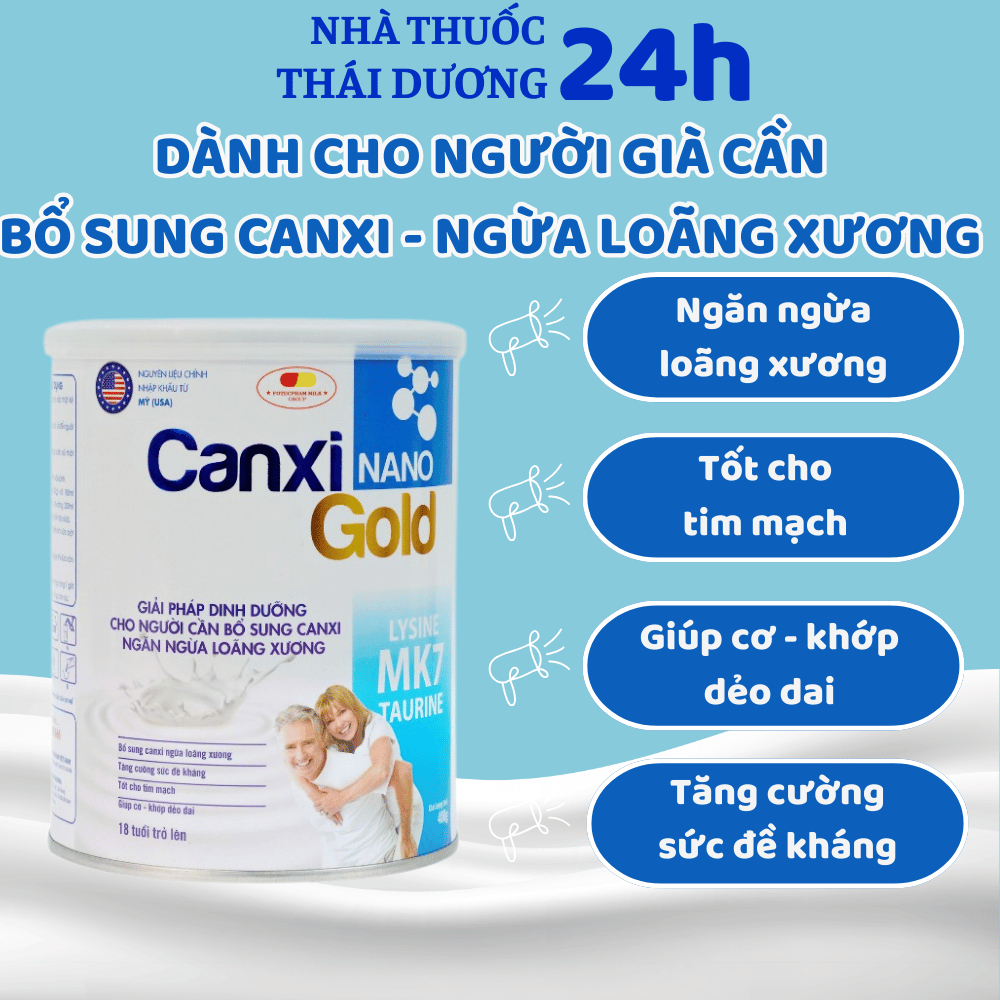 Sữa Canxi Nano Gold Sữa Canxi Cho Người Già Ngăn Ngừa Loãng Xương, Tốt Cho Tim Mạch Chính Hãng ...