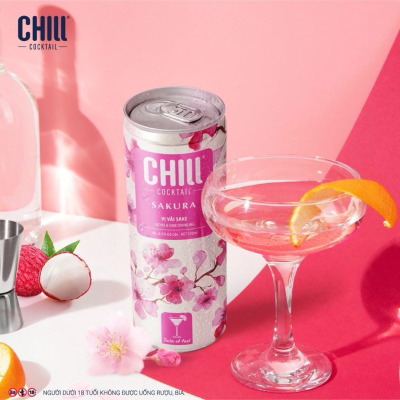 Chill Cocktail Sakura 250ml Cam Yuzu Sake) | Shopee Việt Nam