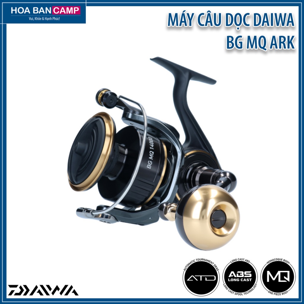 Máy Câu Dọc Daiwa 21 BG MQ ARK | Monocoque Body, ABS Longcast, ATD Drag ...