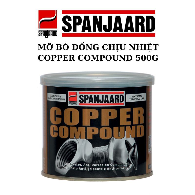 Mỡ bò đồng chịu nhiệt Spanjaard Copper Compound 500g Chính Hãng | Shopee Việt Nam
