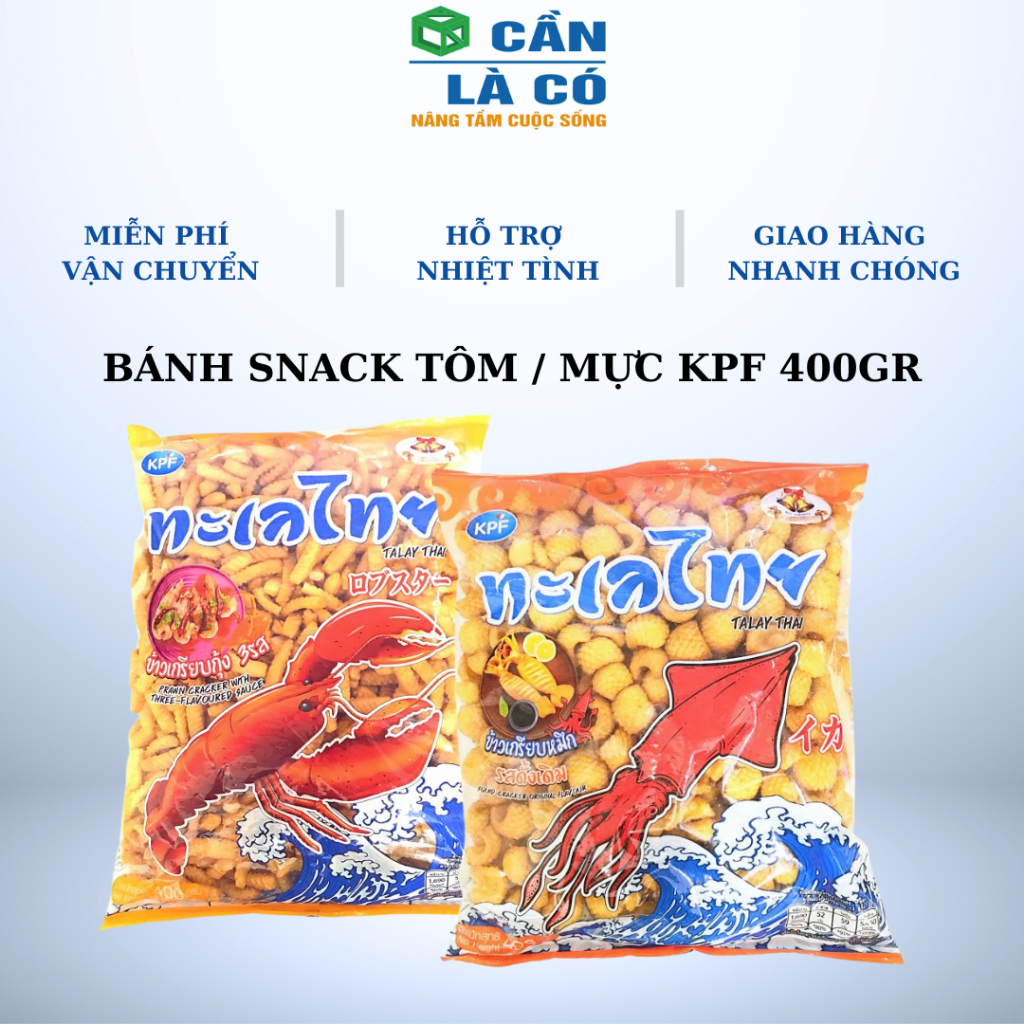 BÁNH SNACK TÔM / MỰC KPF 400GR THÁI LAN | Shopee Việt Nam