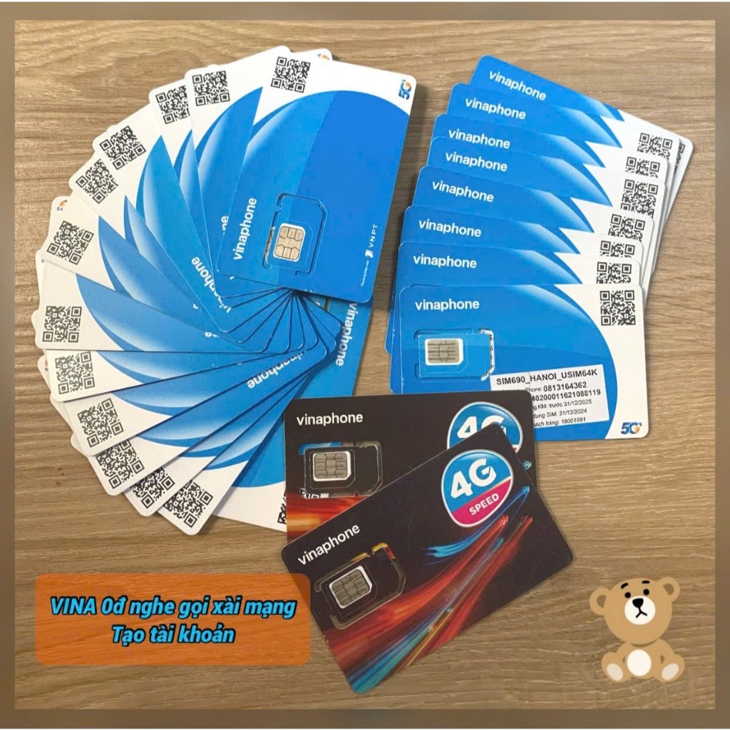 Sim VINA 0đ giá rẻ nghe gọi xài mạng | Shopee Việt Nam