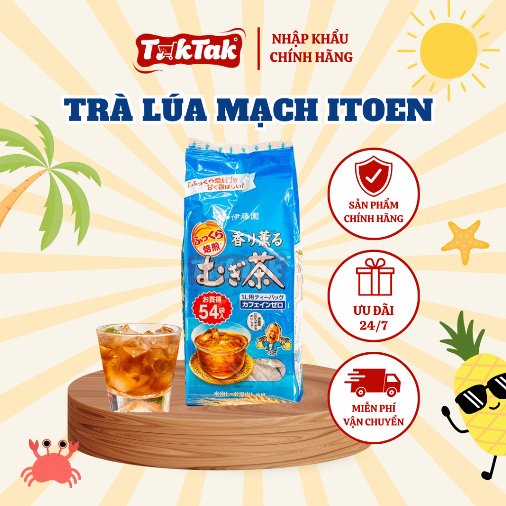 TRÀ LÚA MẠCH MUGI ITOEN 54 TÚI NHẬT BẢN | Shopee Việt Nam
