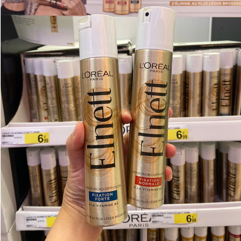 (Voucher 30k) Xịt L'oreal Paris Elnett Satin Extra giữ nếp và định hình ...