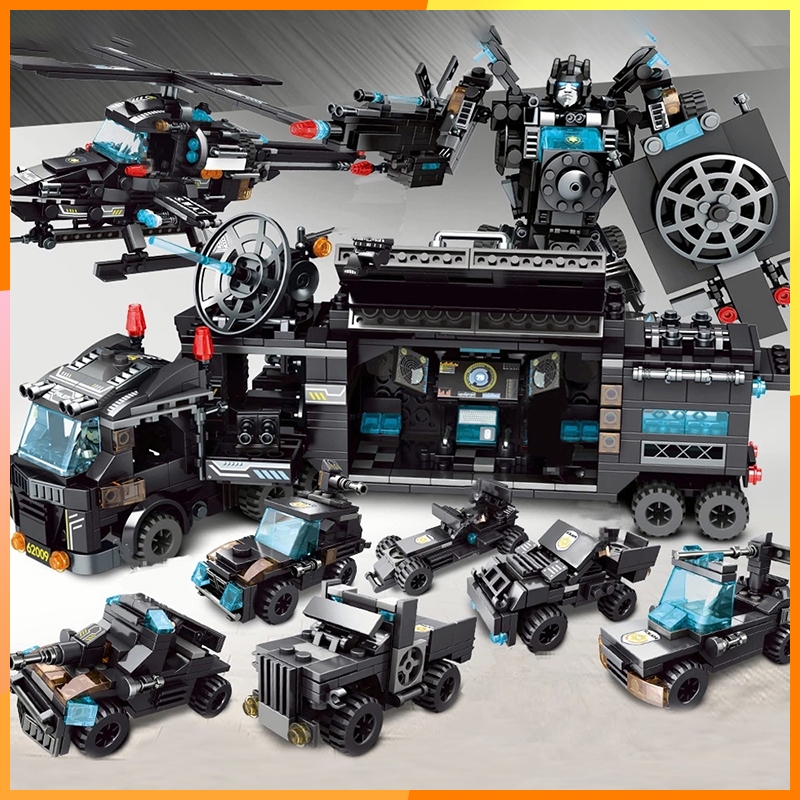 [820/500 Chi Tiết] Đồ Chơi Lắp Ráp City Swat Đặc Nhiệm 35 Mô Hình Xe ...