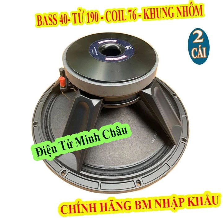 CẶP CỦ LOA BASS 40 BM TỪ 190 COIL 76 NHẬP KHẨU CHÍNH HÃNG MÀNG SƠN CHỐNG NƯỚC - GIÁ 2 CHIẾC ...