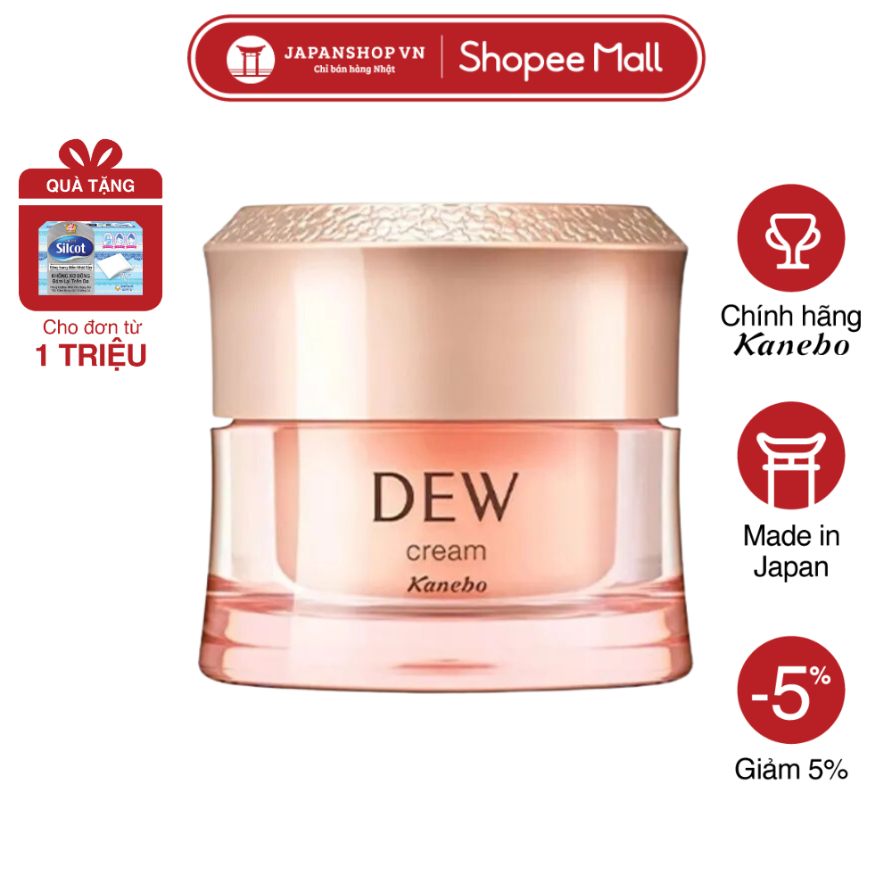 Kem dưỡng chống lão hoá da Kanebo Dew Cream 30g cấp nước, giữ ẩm chính hãng Nhật bản | Shopee ...