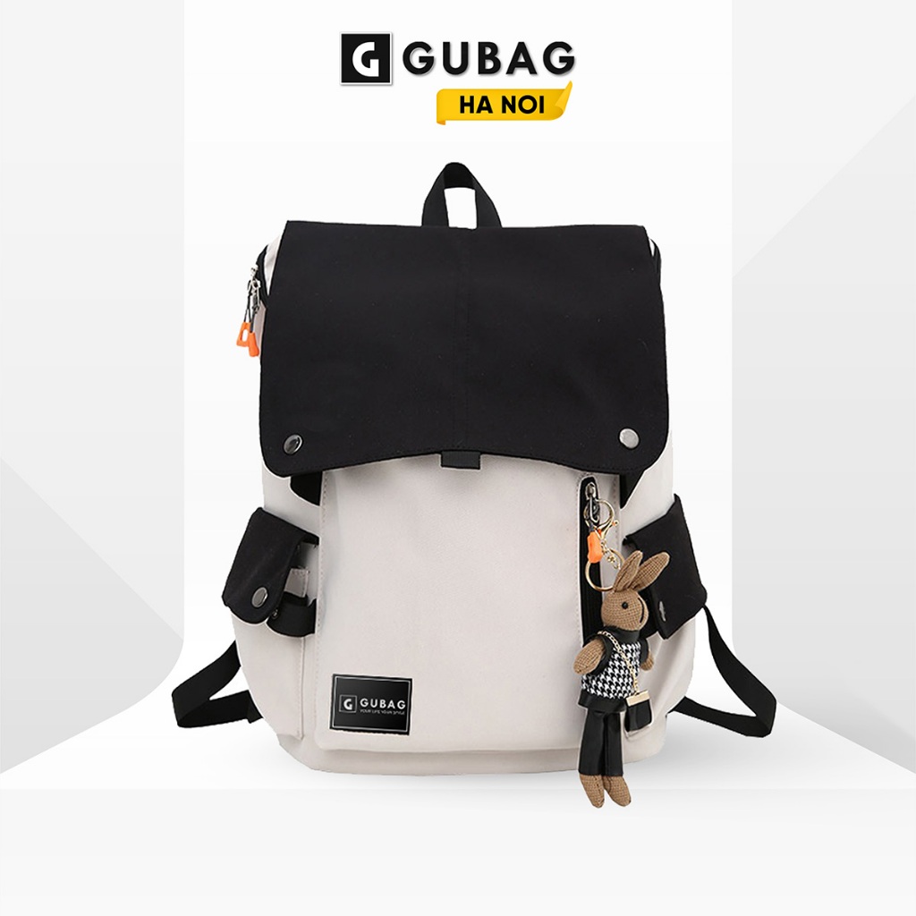 Balo nữ Hàn Quốc GuBag HCM, unisex, phong cách thời trang GB-BL47, dành cho học sinh cấp 2,3 ...