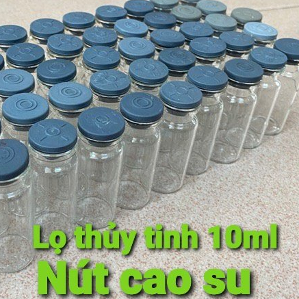 combo 200 lọ và 500 Lọ thủy tinh 5ml,7ml,10ml nắp cao su | Shopee Việt Nam