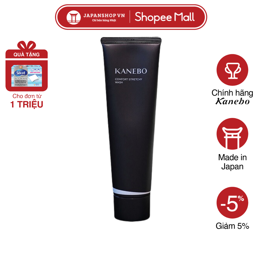 Sữa rửa mặt ngừa mụn GKC Kanebo Comfort Stretchy Wash 130g chính hãng Nhật Bản | Shopee Việt Nam