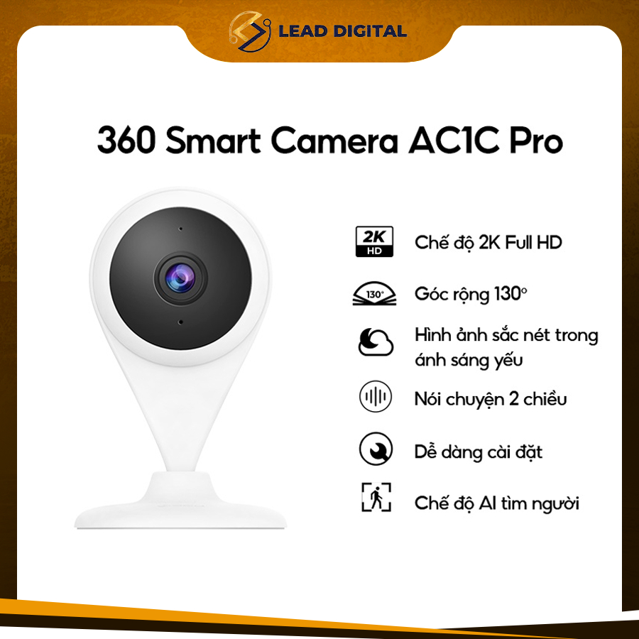 Smart camera 360 AC1C Pro (C201) - Camera giám sát thông minh 360 AC1C Pro (C201) | Shopee Việt Nam