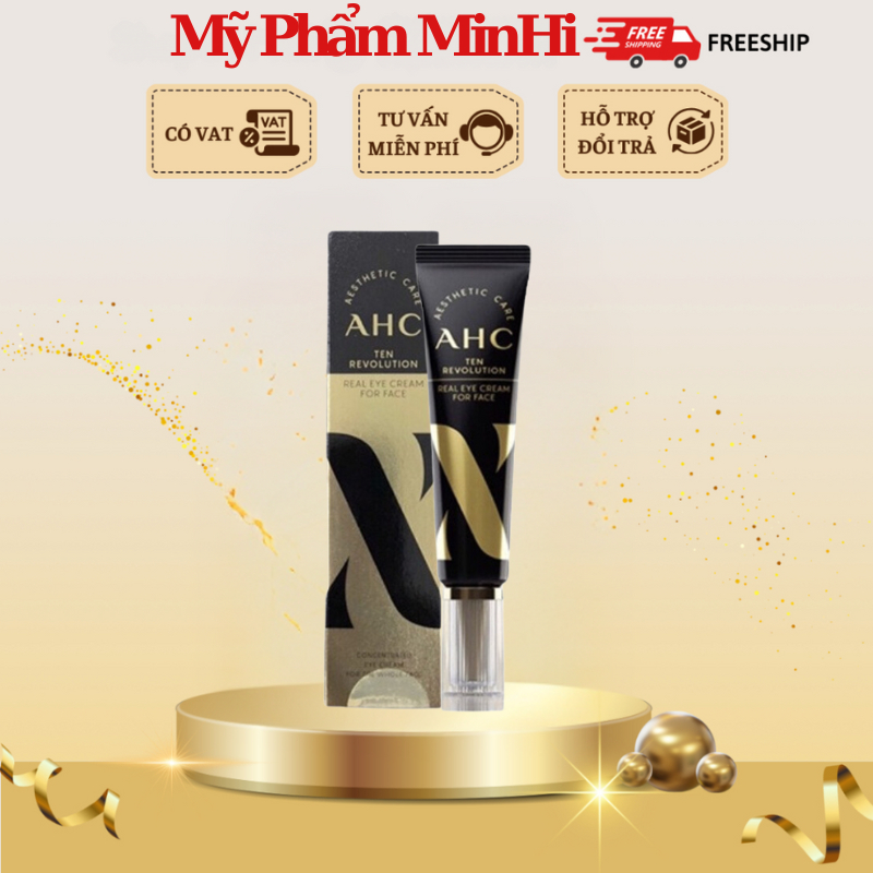 Kem dưỡng mắt AHC 30ml kem mắt dưỡng trắng dưỡng ẩm tăng độ đàn hồi săn chắc giúp da căng bóng ...