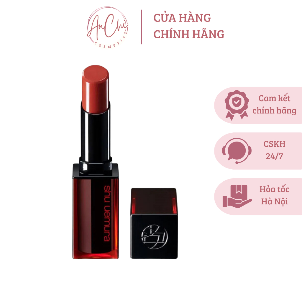 Son thỏi Shu Uemura Rouge Unlimited Amplified Lacquer màu AL OR 595 - 3 ...