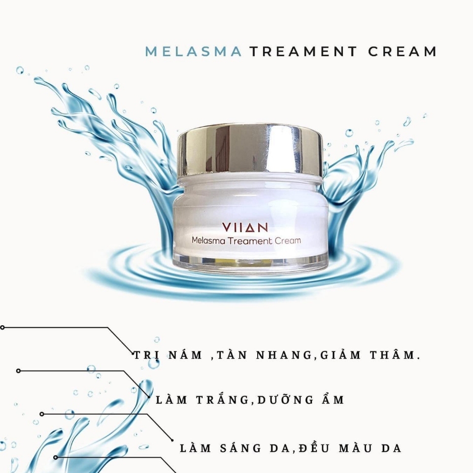 Kem Mờ Nám Dưỡng Trắng Da Ban Đêm Melasma Treatment Cream Viian 25g ...