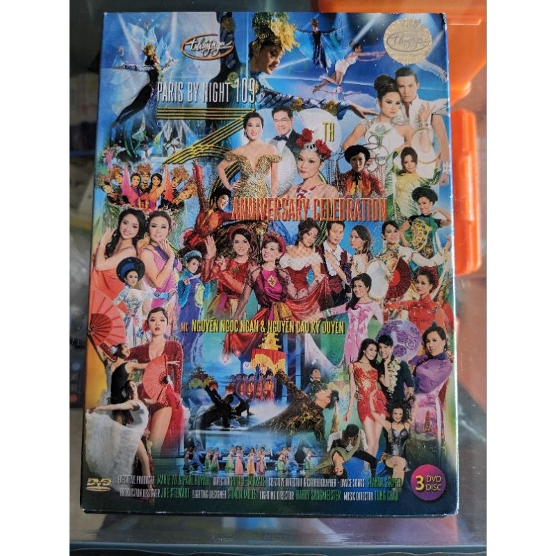 Đĩa DVD gốc Paris By Night 109 gồm 3 đĩa | Shopee Việt Nam