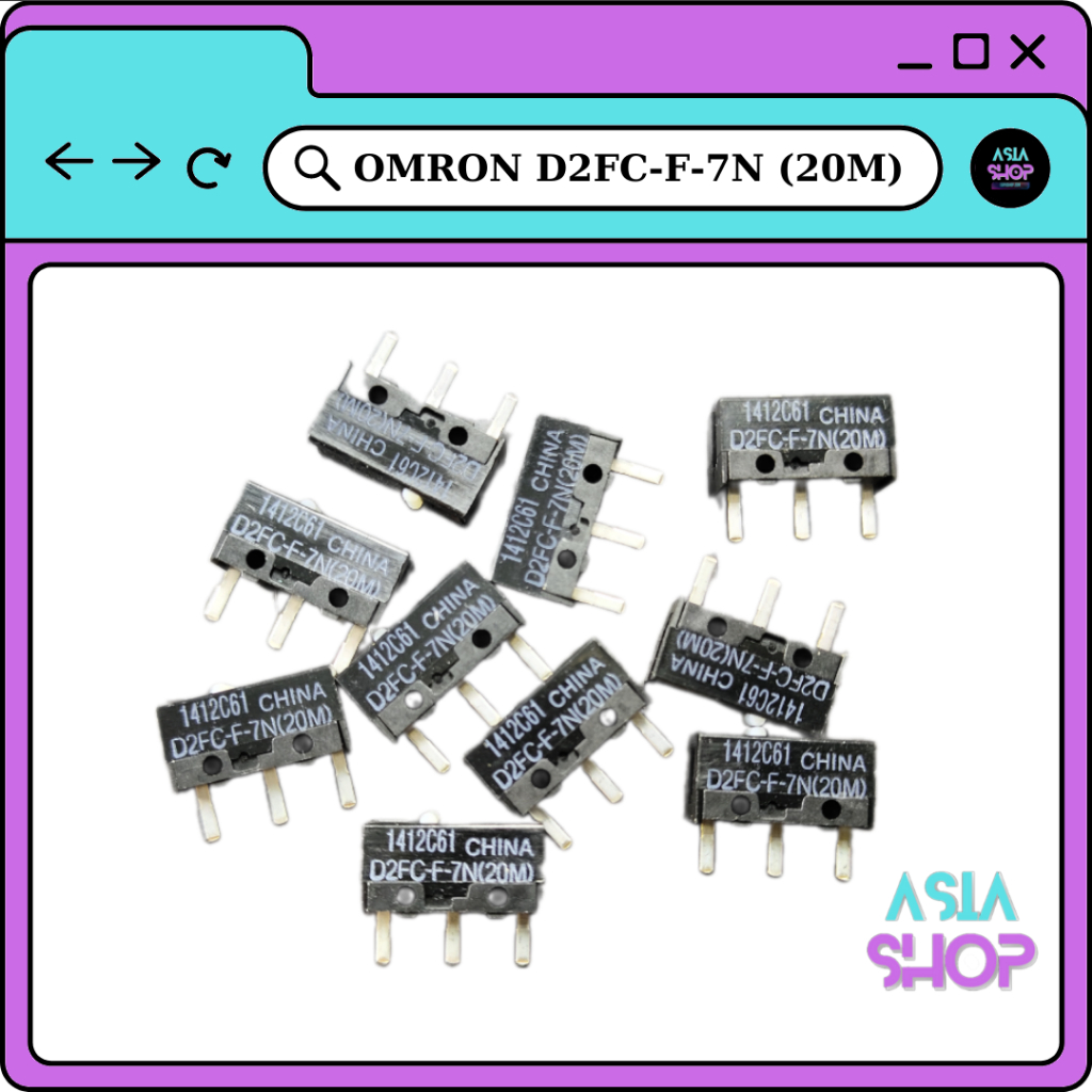 Công tắc chuột OMRON D2FC-F-7N (20M) | Shopee Việt Nam