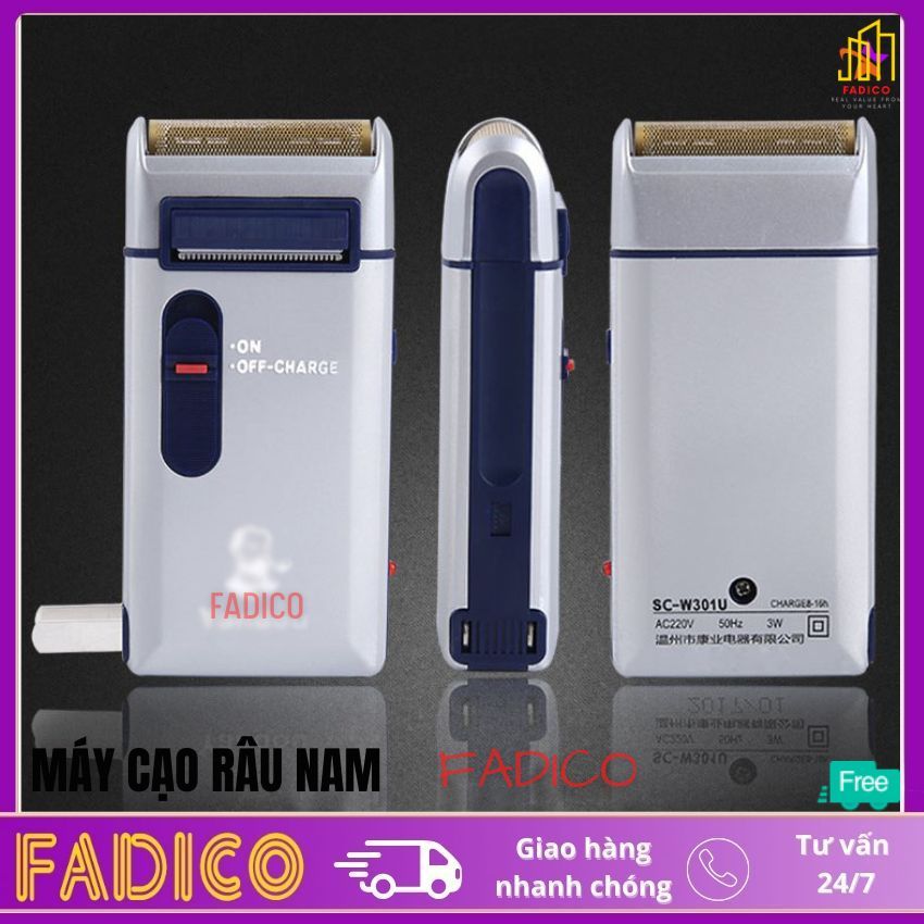 Máy cạo râu nam SCW 316U SCW301U máy cạo râu mini sạc điện vỏ thép ...