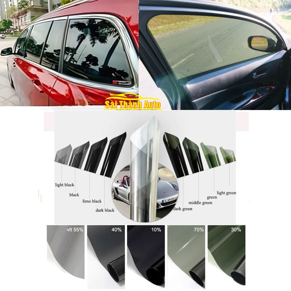 Phim cách nhiệt ô tô HÀN QUỐC Nano Ceramic chính hãng dán cho xe 4 chỗ ...