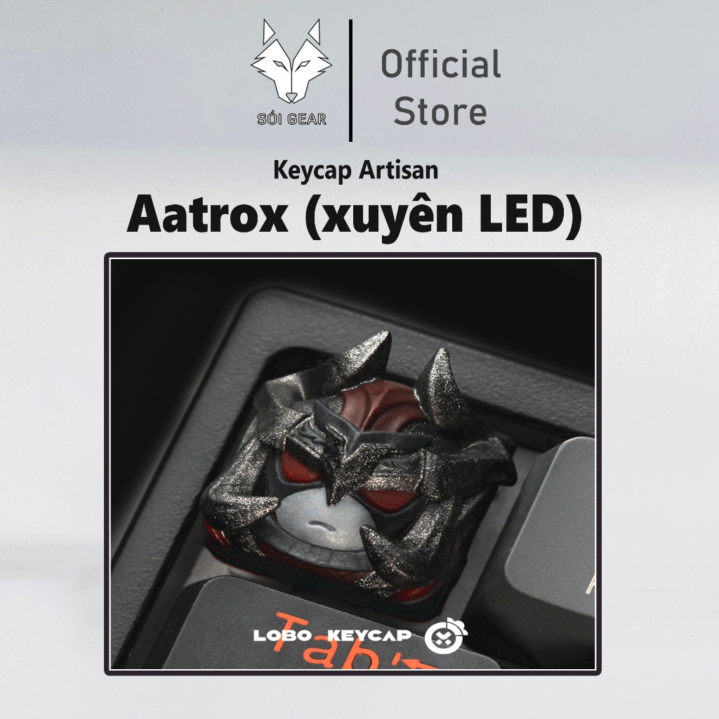 [HỎA TỐC HN - HCM] Keycap Artisan Quỷ Kiếm Aatrox (xuyên LED) | Keycap ...