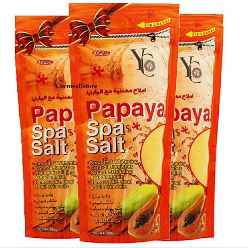 Combo 2 gói Muối Tắm YC Papaya Spa Salt Chiết Xuất Từ Đu Đủ 300g Date ...