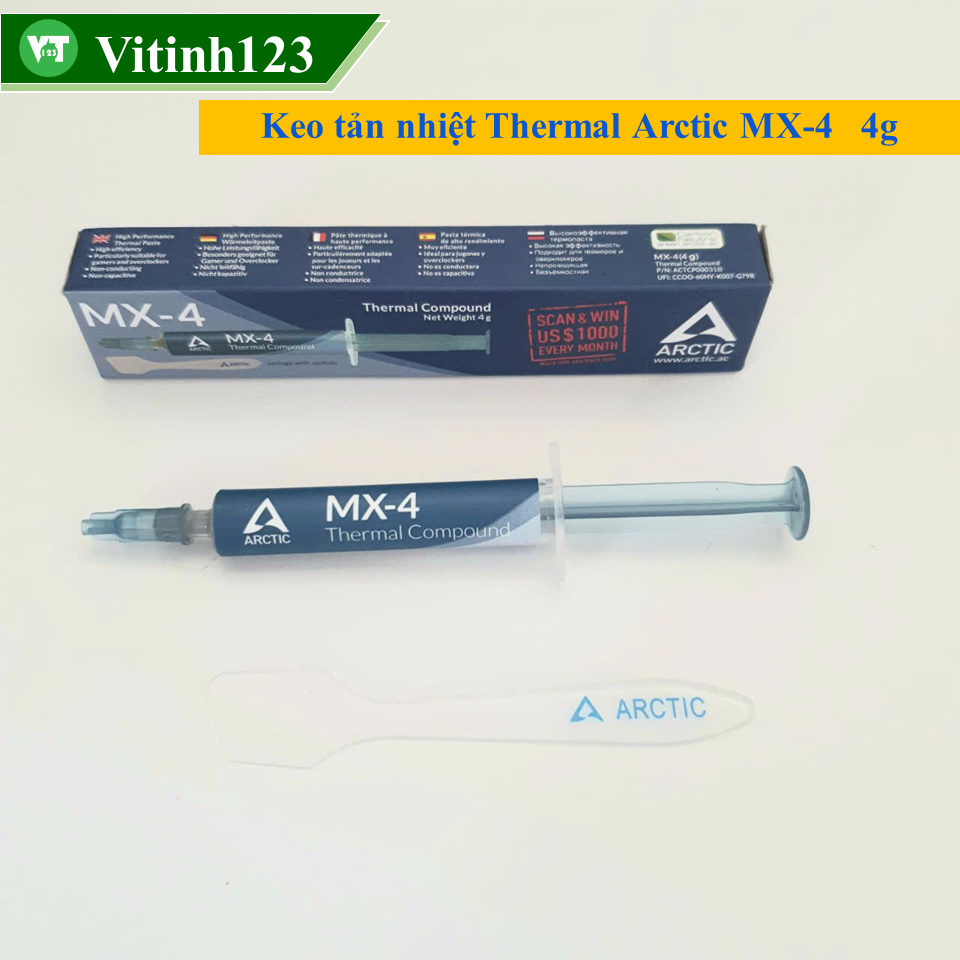 Keo tản nhiệt Arctic MX4 (4 gram - 8 gram) | Shopee Việt Nam
