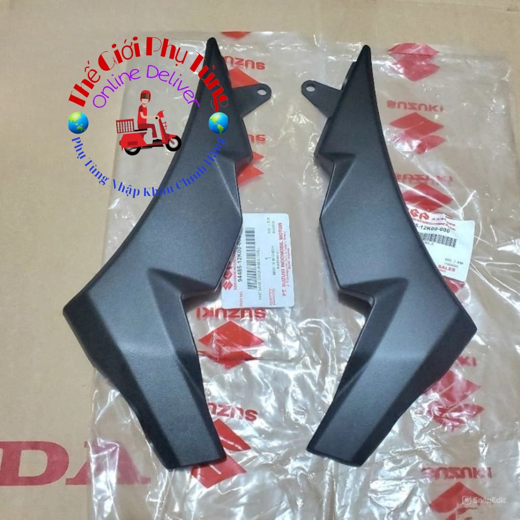 Nhựa nhám bửng (yếm) Raider fi, Satria fi zin mới - 94475-12K00-000/ ...