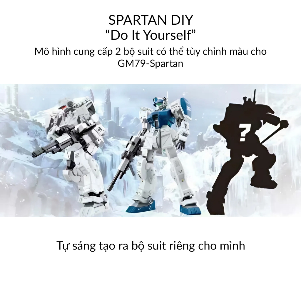Mô hình HG GM-79 Spartan DIY, 1/144 Mobile Suit, Đồ chơi nhựa, Xếp hình thông minh | Shopee Việt Nam