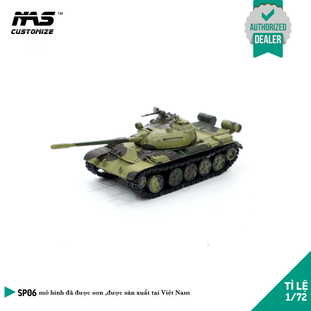 [ Đã Sơn ] Mô hình xe tăng T54/55 phiên bản camo, đã được sơn hoàn thiện, tỉ lệ 1:72. | Shopee ...