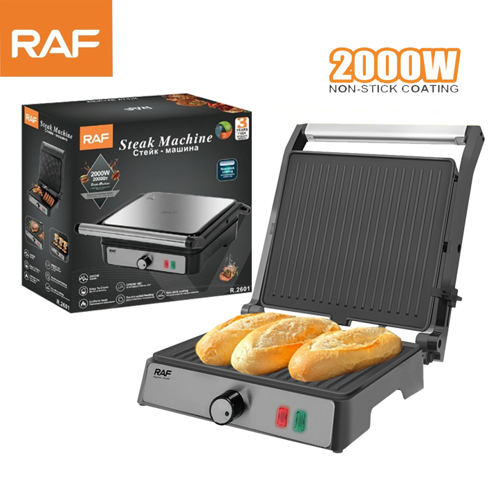 Máy nướng ép bánh mì, máy kẹp bánh mỳ kinh doanh RAF 2000W [BH 12 Tháng] | Shopee Việt Nam