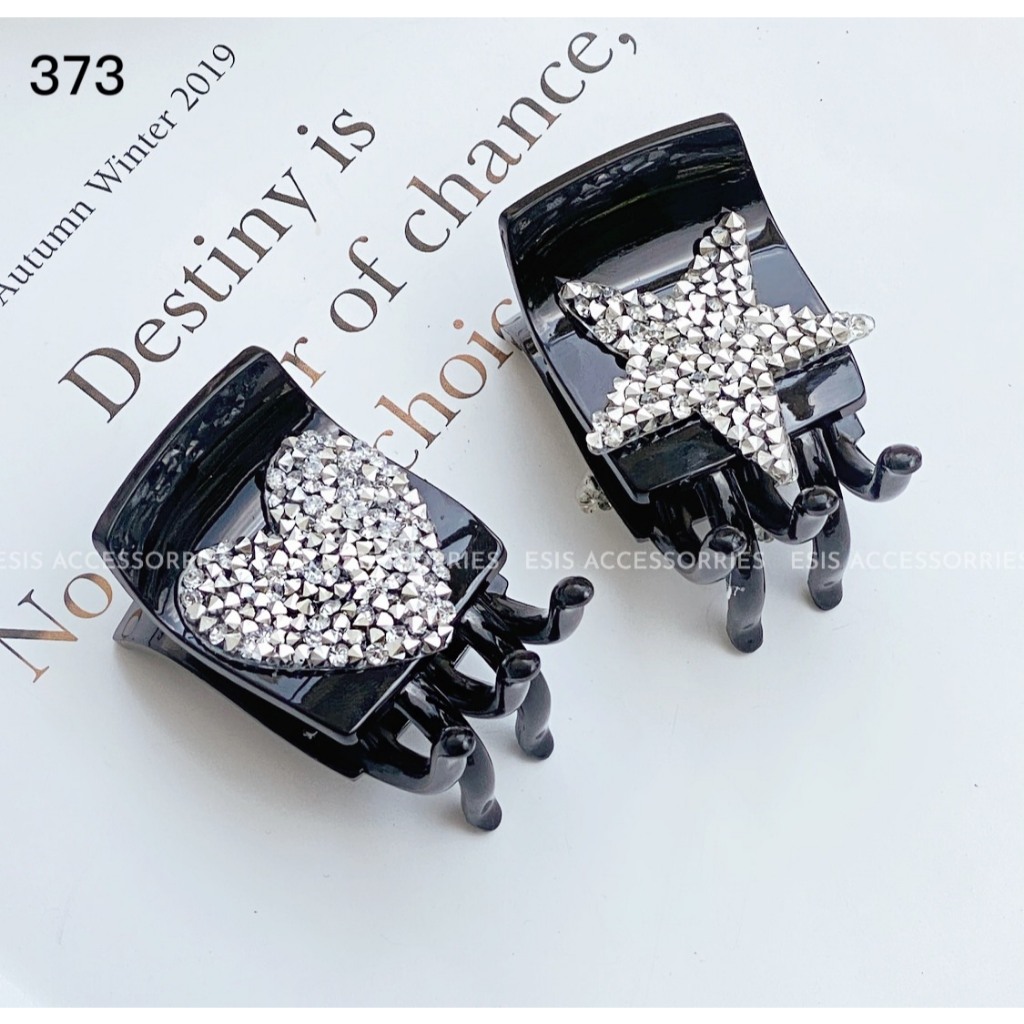 [KEP373] KẸP GẮP CÀNG CUA NỮ NHỰA ACRYLIC ĐÍNH ĐÁ HÀN QUỐC ESIS | Shopee Việt Nam