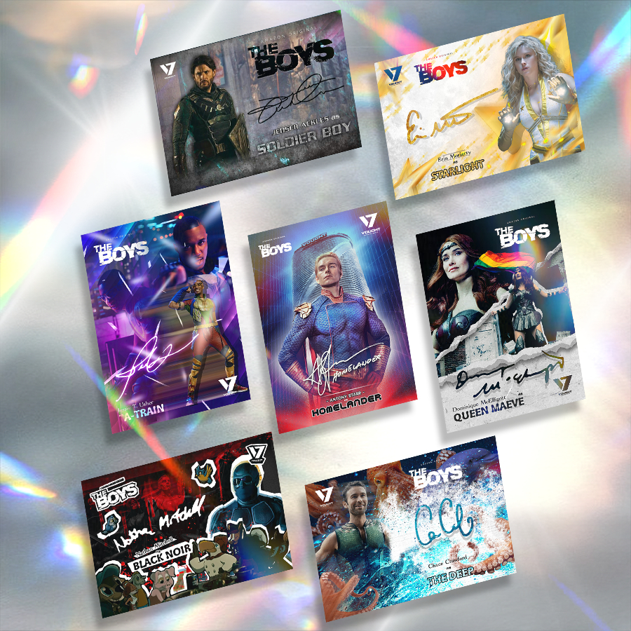 THE BOYS | SIGNATURE CARD | Homelander Black Noir A-Train Star Light ...