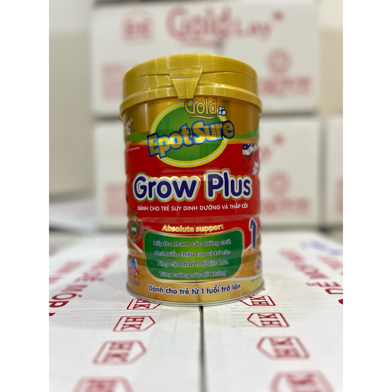 Sữa tăng cân Grow Plus đỏ cho trẻ suy dinh dưỡng thấp còi loại 900g ...